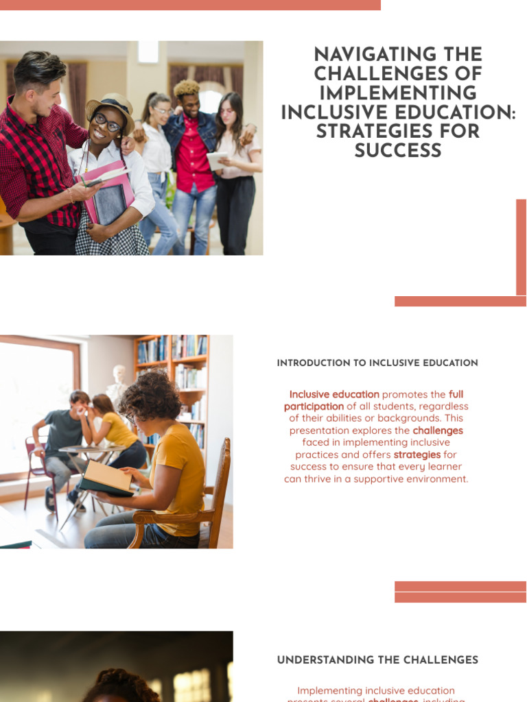 Slidesgo Navigating The Challenges of Implementing Inclusive Education Strategies For Success ...