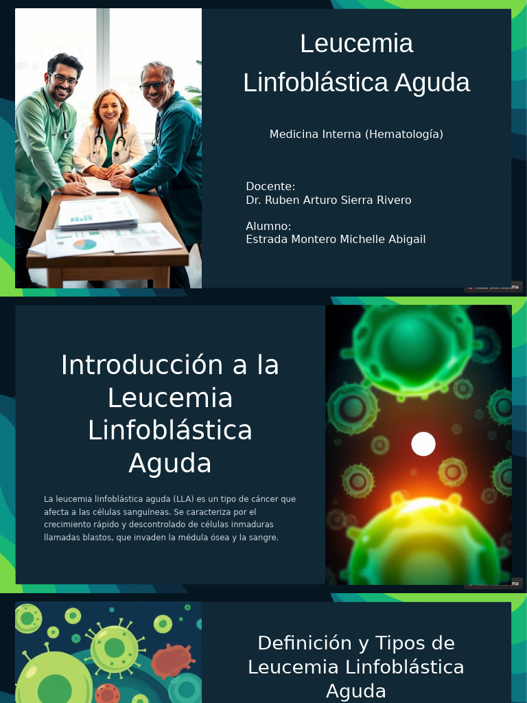 Leucemia Linfoblastica Aguda | PDF | Leucemia | Medicina CLINICA