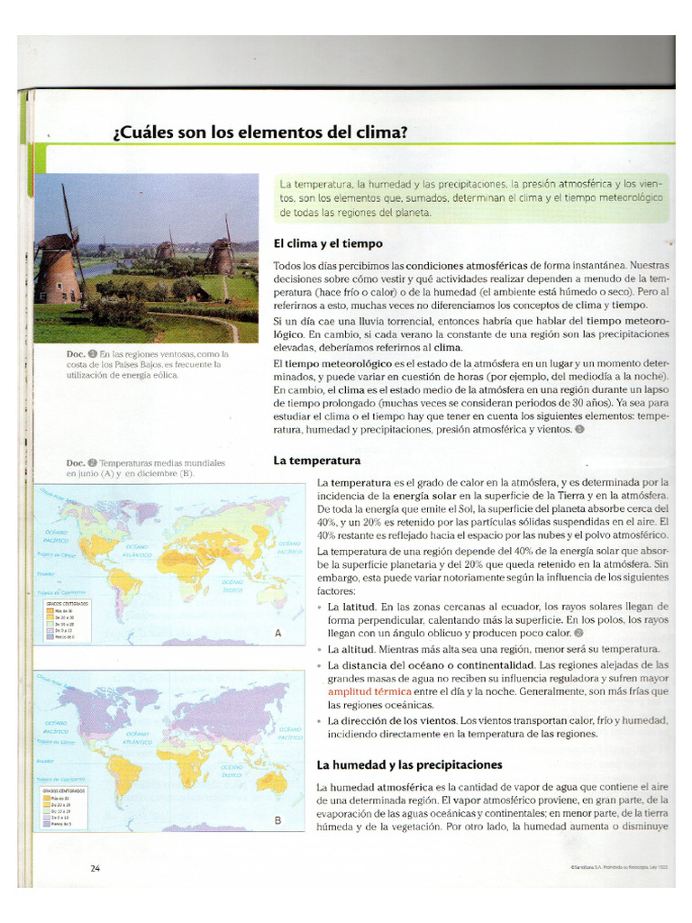 Tema 6 Los Elementos Del Clima | PDF