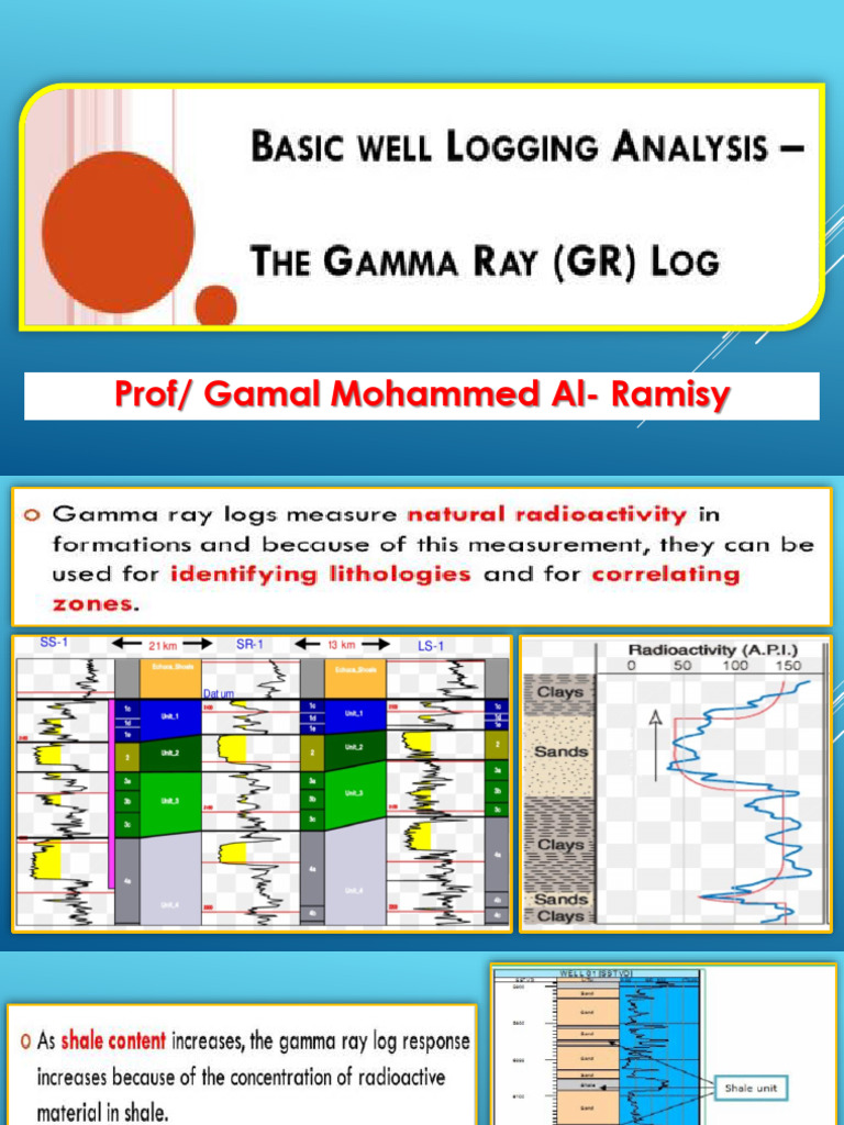 Well Logging (GR Log) - 1 - Lect.3 | PDF | Science & Mathematics