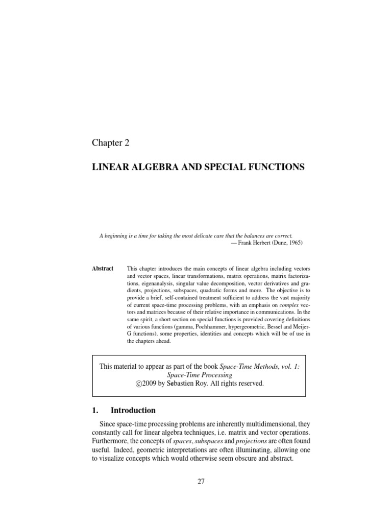 Chapter 2 | PDF | Norm (Mathematics) | Matrix (Mathematics)