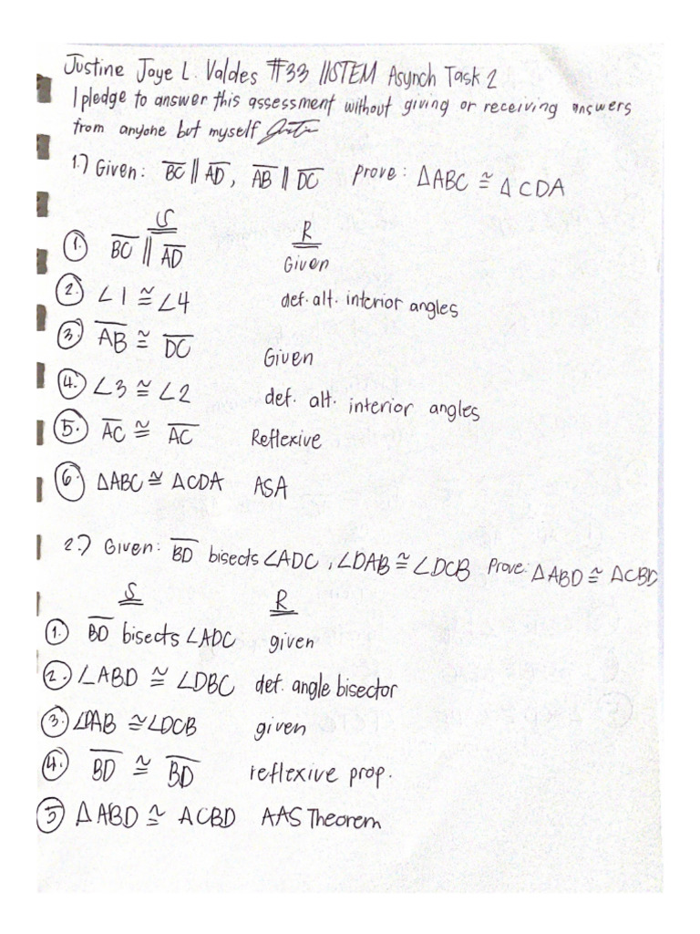 Geom Asynch Task 2 | PDF