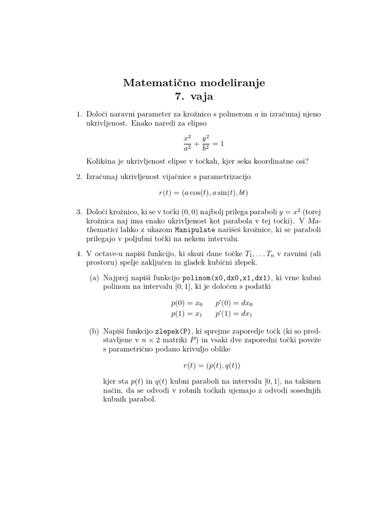 Matmod Vaja-7 | PDF