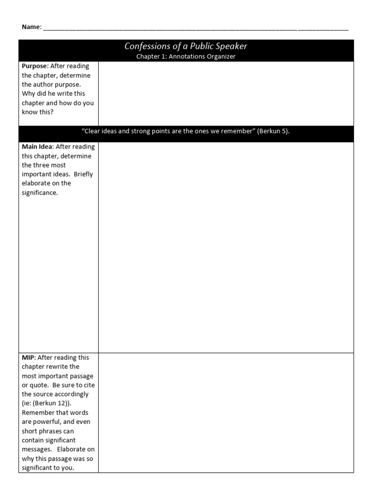 Chapter One Graphic Organizer | PDF | Career & Growth