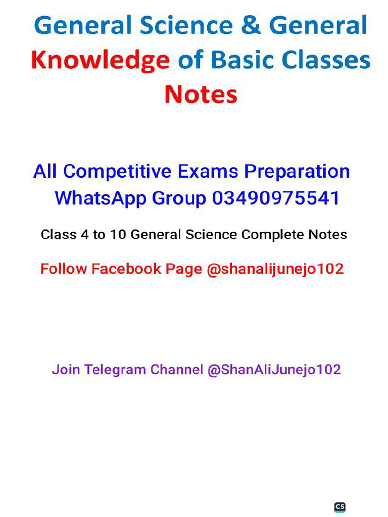 Basic GK & General Knowledge | PDF