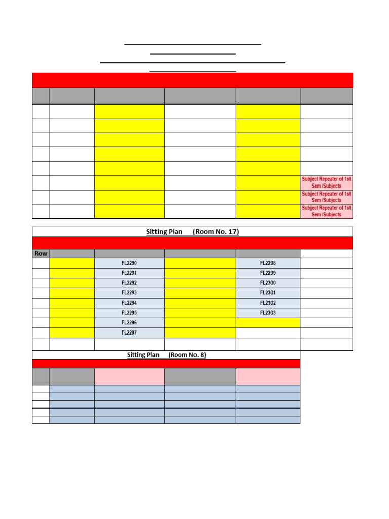 NUML Mathematics Mid Term Exam Plan | PDF