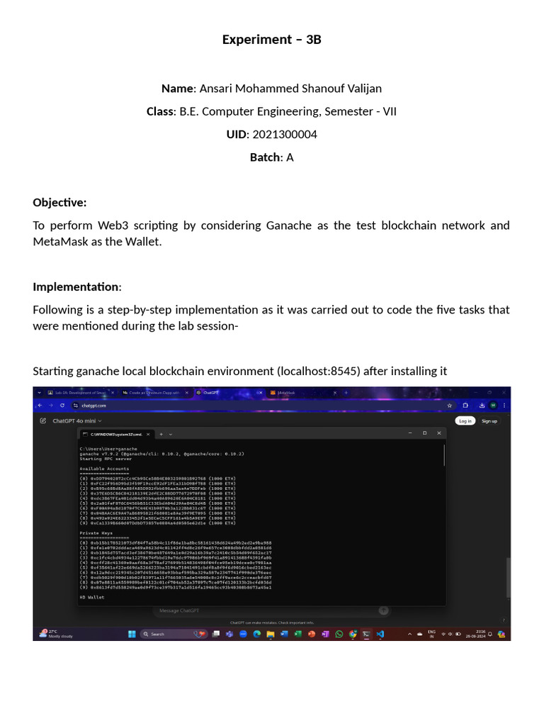 Experiment 3B | PDF | Information Technology | Software