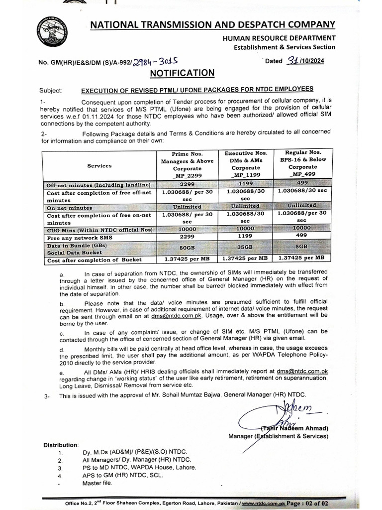Ufone Packages | PDF