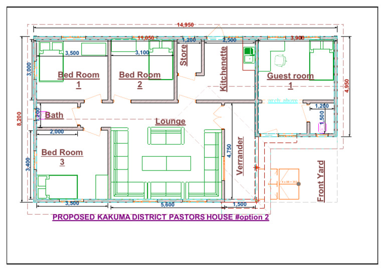 Pastor's House Foor Plan | PDF