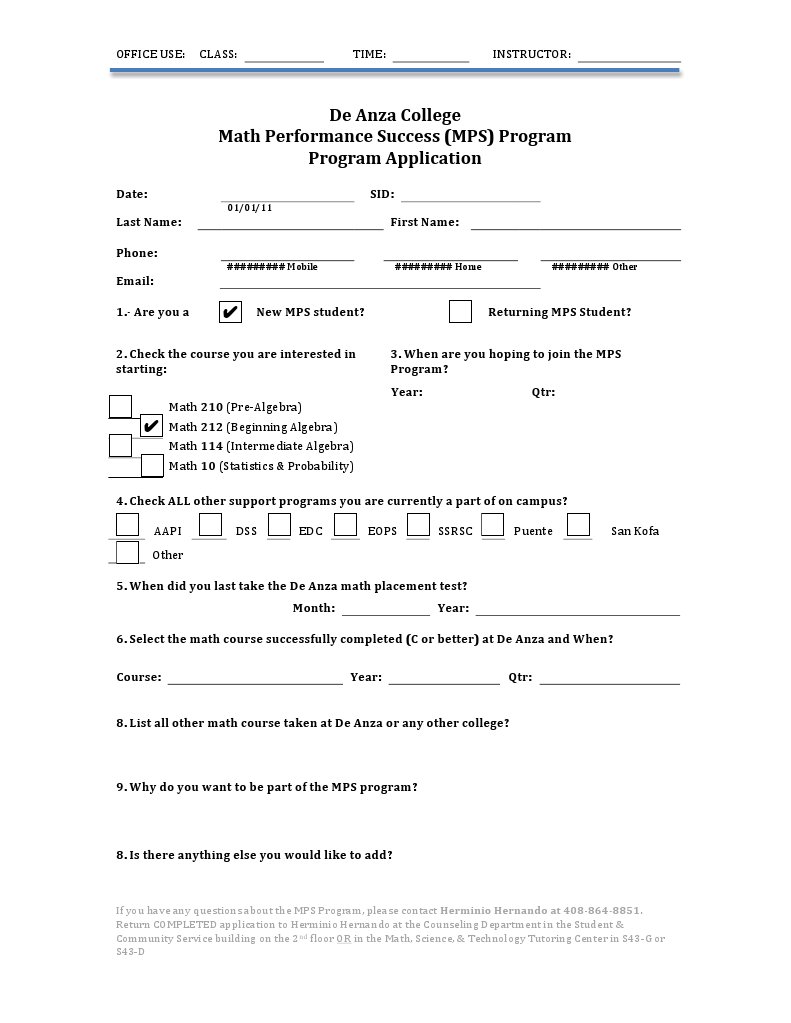 MPS Application 1 | PDF