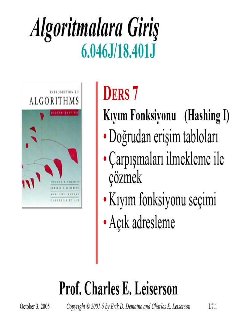 Ders 7 | PDF