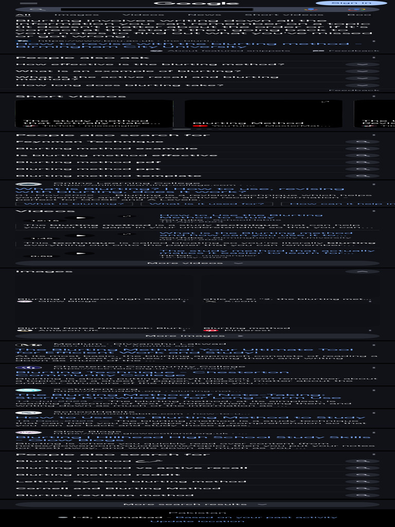 Blurting Method - Google Search | PDF | Cognition | Cognitive Science