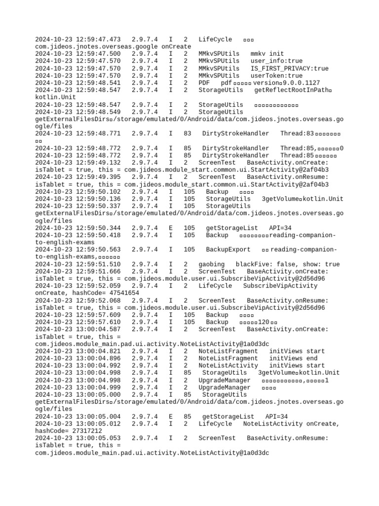 2024-10-23_78509659_log | PDF | Computer Data Storage | Computer Data