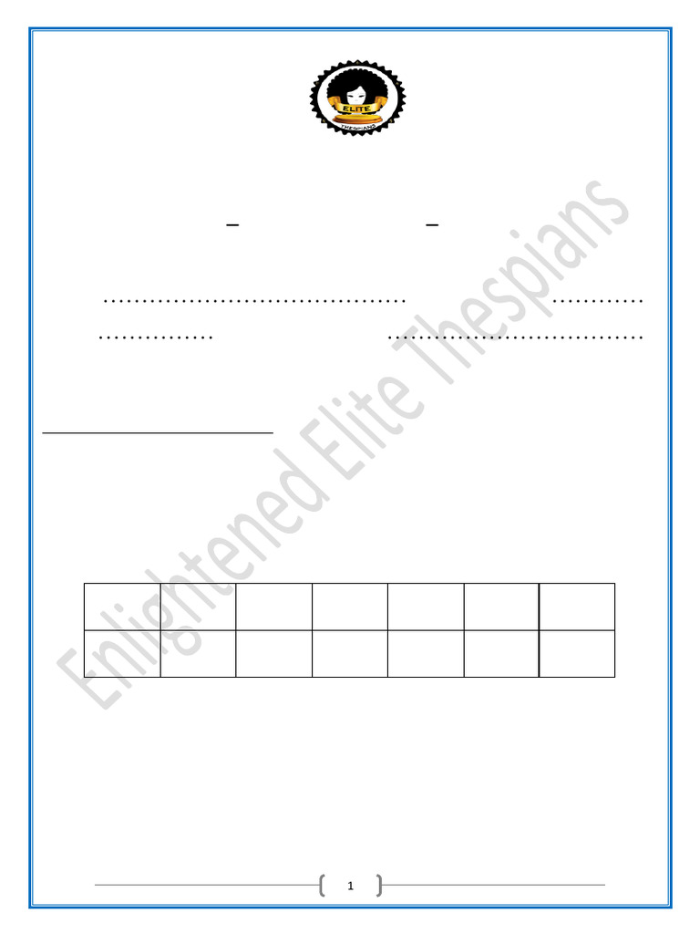 Enlightened Elite Thespians Cre Pp2 Qs - September by Chege.p | PDF | Jesus | Mary, Mother Of Jesus