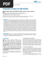 IEEE - Access Paper Template | PDF | Page Layout | Note (Typography)