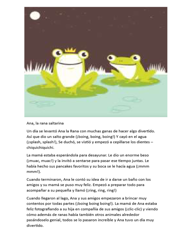 Cuento Ana Pdf