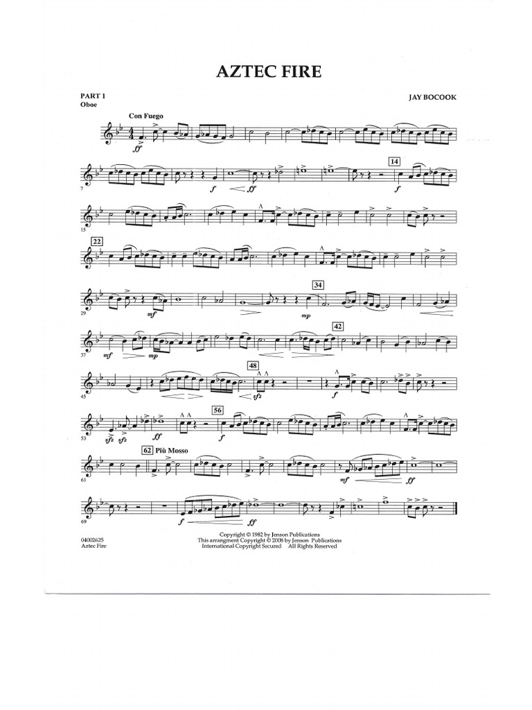 AZTEC FIRE oboe | PDF