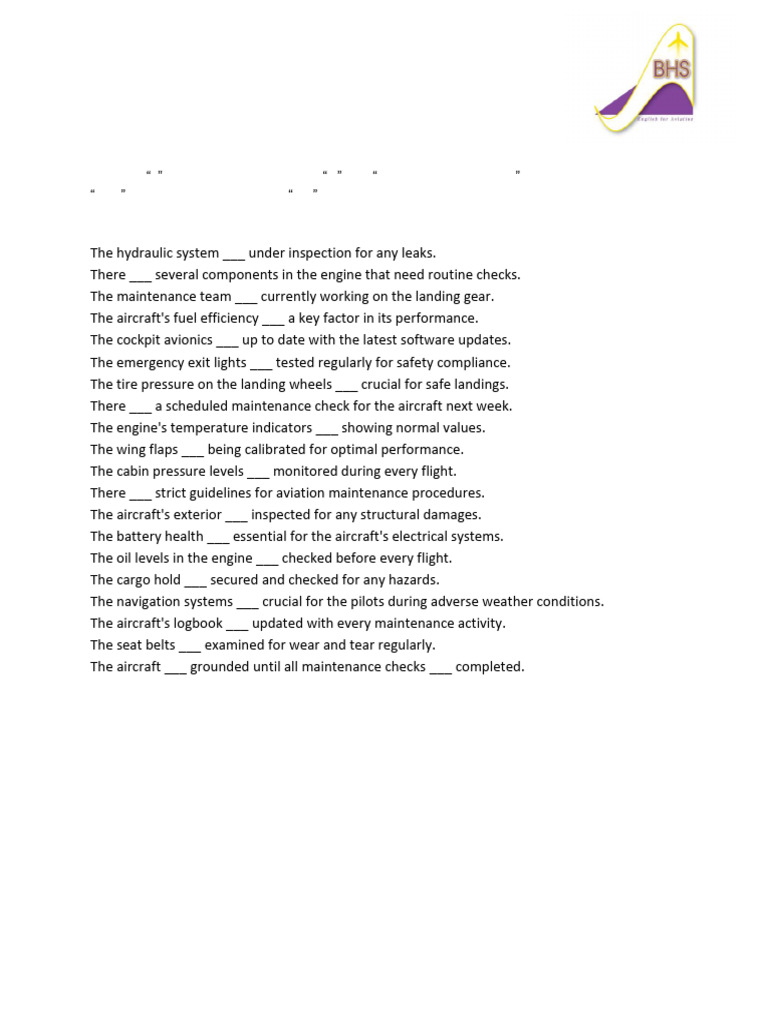 Faa Fsdo Prep Grammar Class 02 - Verb to Be | PDF