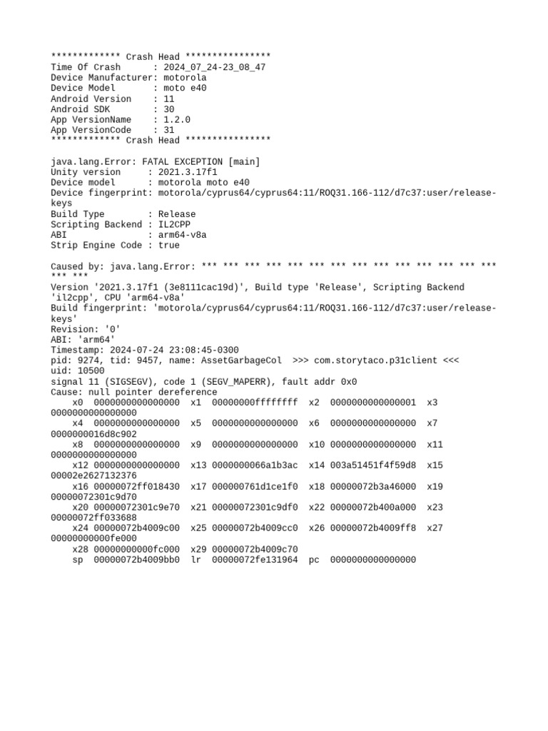 Mod Menu Crash 2024 07 24-23 08 47 | PDF