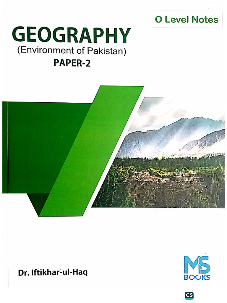 O Level Pakistan Studies Paper 2 (GEOGRAPHY) Complete Notes | PDF