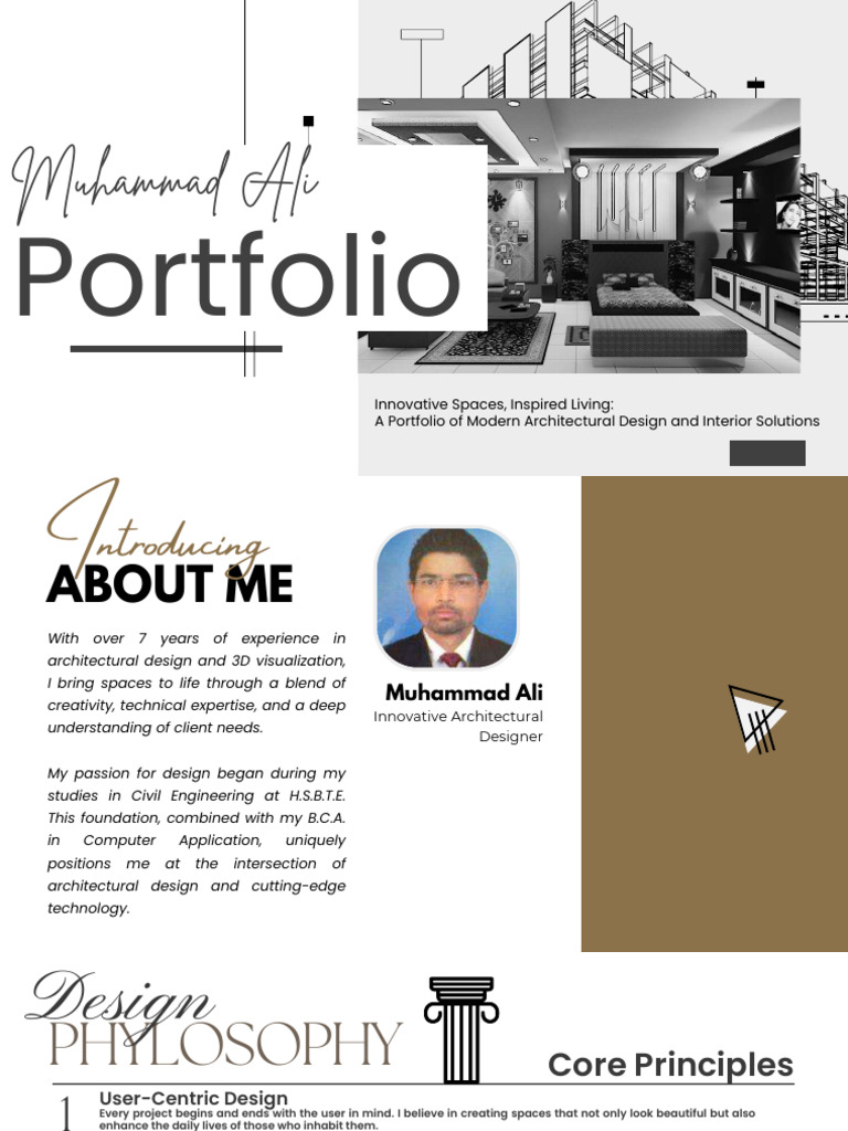 Muhammad Ali - Portfolio - Compressed | PDF | 3 D Computer Graphics | Design