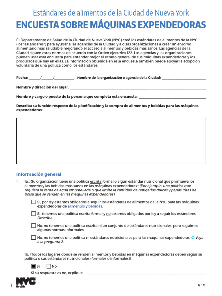 Vending Machine Survey SP | PDF | Alimentos