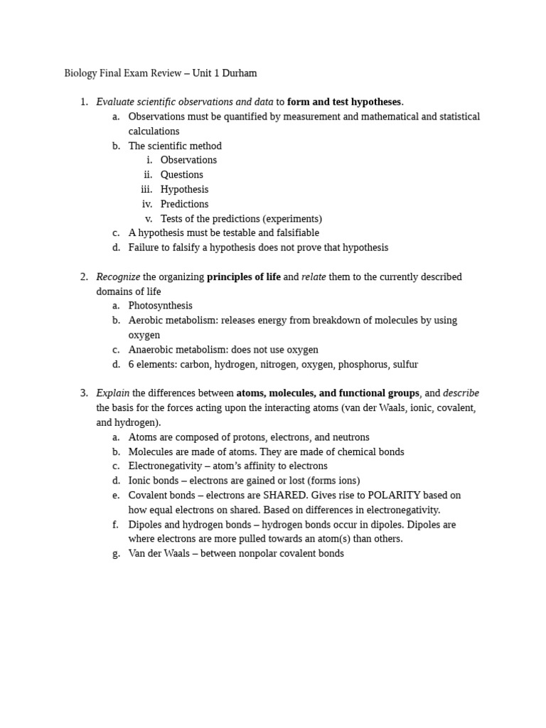 Biology Final Exam Review | PDF | Endoplasmic Reticulum | Cell Signaling
