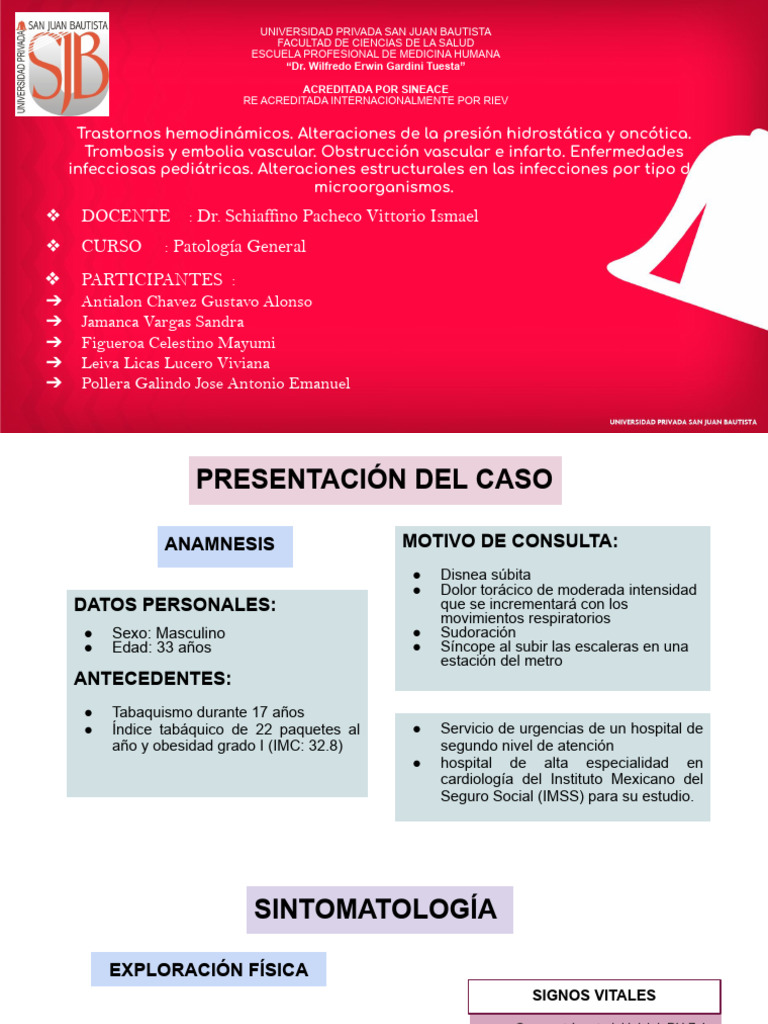 CASO CLINICO - PATOLOGÍA | PDF | Hipertensión | Corazón CASO CLINICO - PATOLOGÍA | PDF | Hipertensión | Corazón