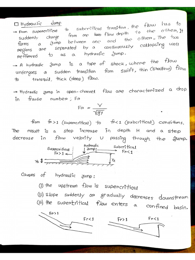 Hydraulic Jump | PDF