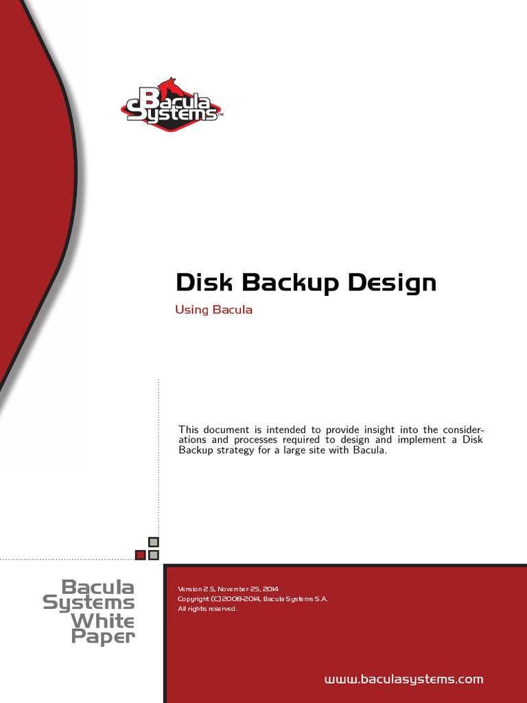 BACULA CommunityDiskBackupDesign | PDF | Backup | File System