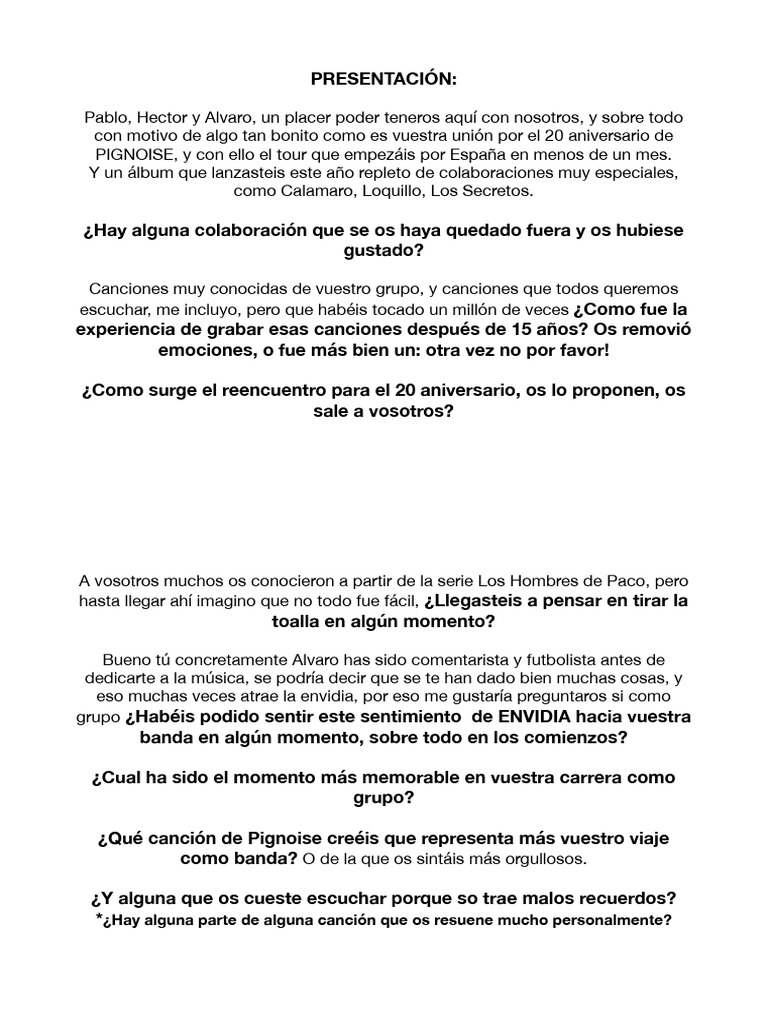Pig Noise | PDF | Álbumes | Música grabada