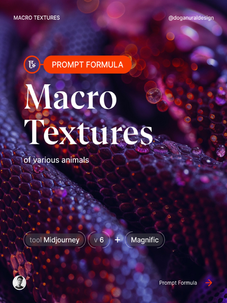 Doganuraldesign Prompt Formula Macro Textures | PDF