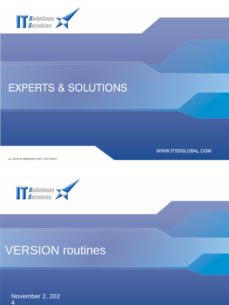 T24 - Version Routines | PDF | Computer Science | Software Development