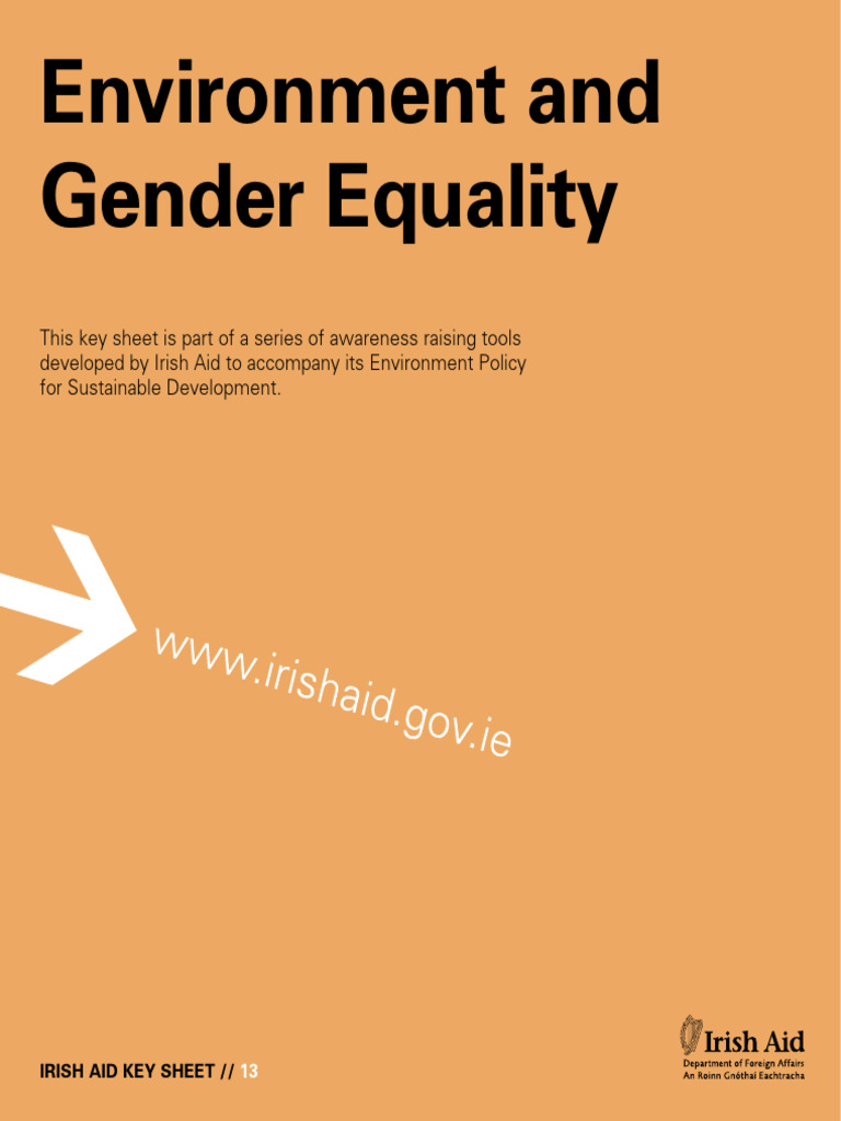 Environment Keysheet 13 Gender Equality | PDF | Poverty | Poverty ...