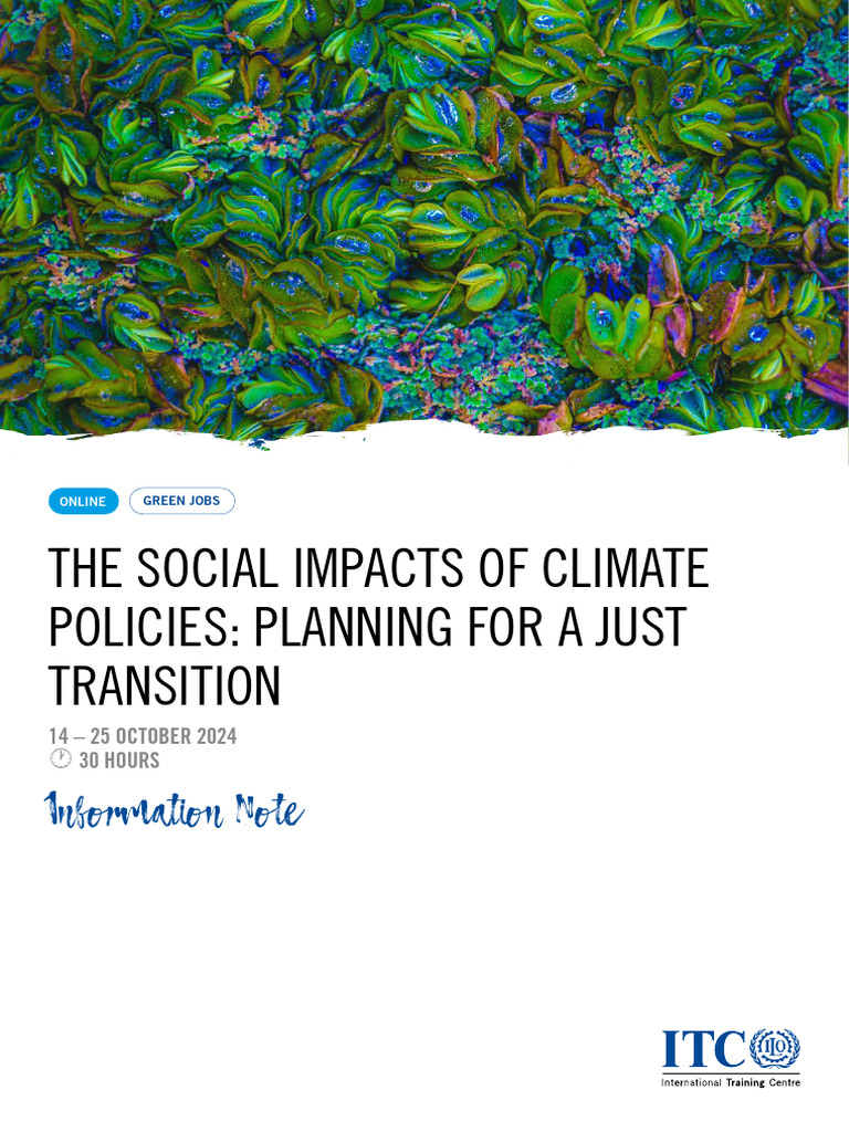 A9717610 - SEE - The Social Impacts of Climate Policies-Planning For A ...