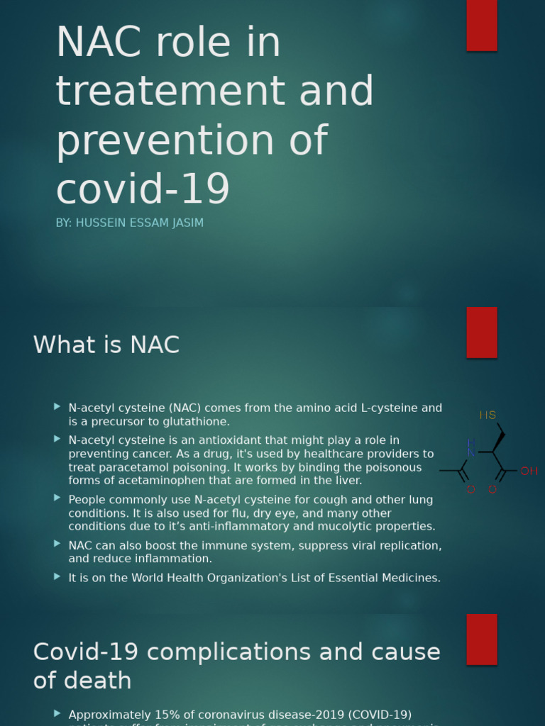 NAC Role in Treatement and Prevention of Covid-19 | PDF | Inflammation ...
