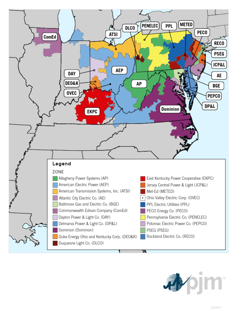 PJM Zones | PDF