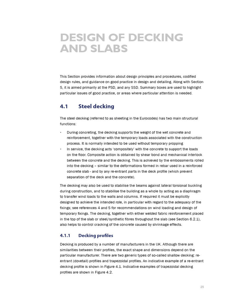 Design of Decking and Slabs 1730530863 | PDF | Concrete | Cement