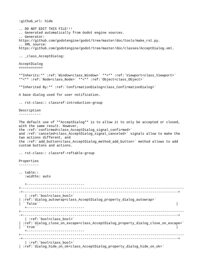 Class Acceptdialog - RST | PDF | Computer Engineering | Computer Science