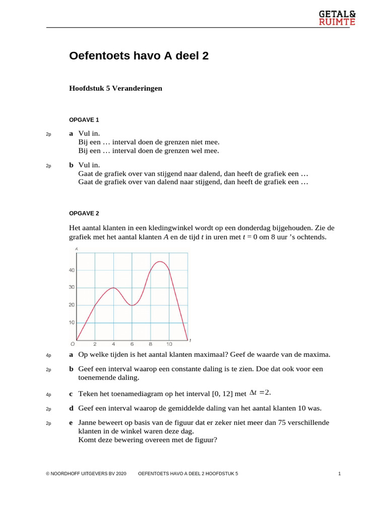 GR12 HA2 H05 Oefentoets | PDF