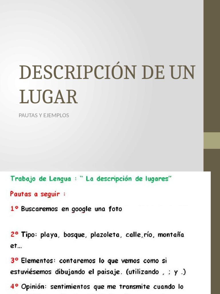 Descripción de Un Lugar | PDF | Islas Canarias | Ciencias de la Tierra