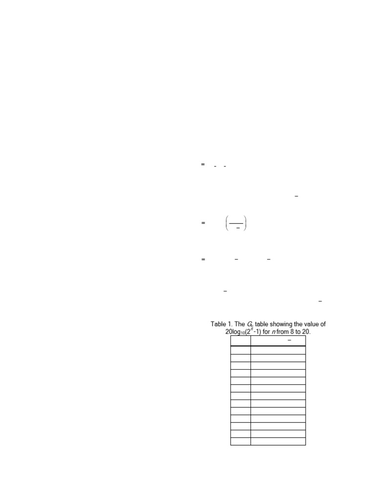 Quick and Easy Binary To DB Conversion | PDF | Decibel | Logarithm