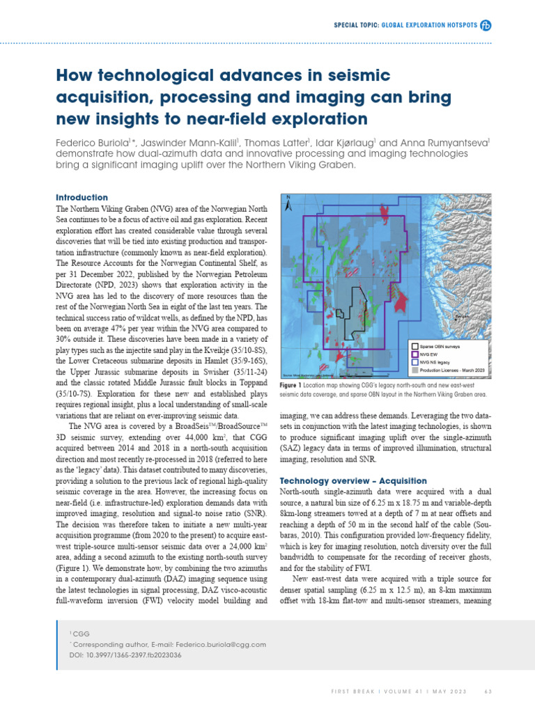 CGG Article Technological-Advances-Seismic-Acquistion 2023 | PDF | Reflection Seismology ...