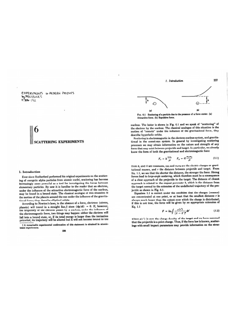 Melissinos Rutherford Scattering | PDF