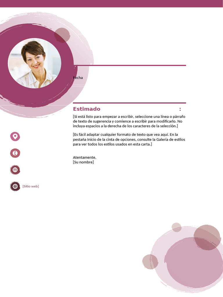 Plantilla de Carta Formal Editable | PDF