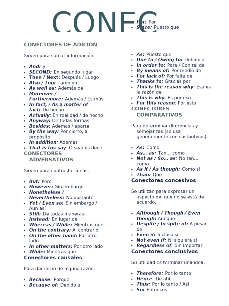 CONECTORES | PDF