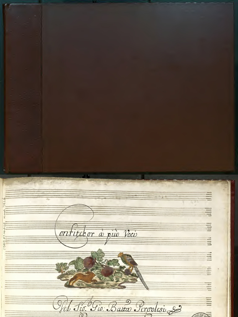 IMSLP598815-PMLP549354-MS 482 Pergolesi - Confitebor | PDF