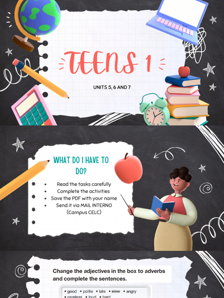 TEENS 1 Units 5-7 Activity Guide | PDF