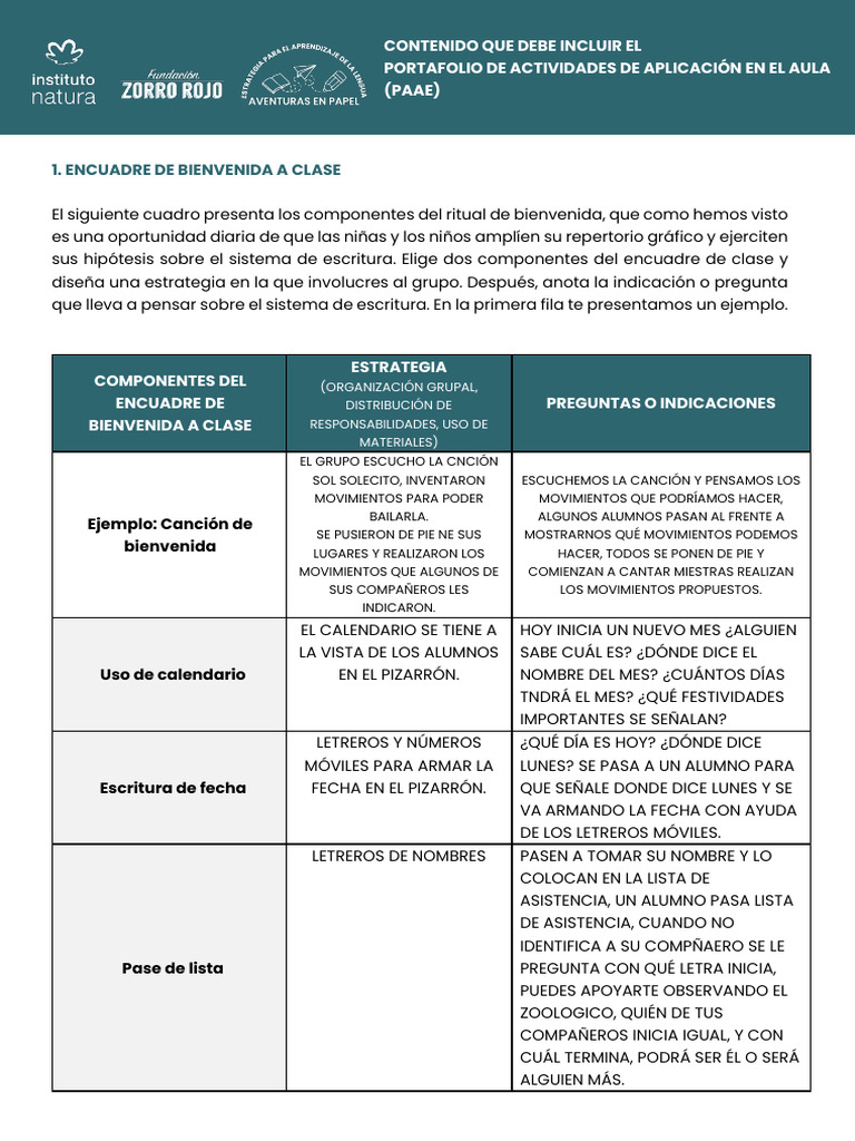 Portafolio de Actividades en el Aula | PDF | Literatura | Escritura
