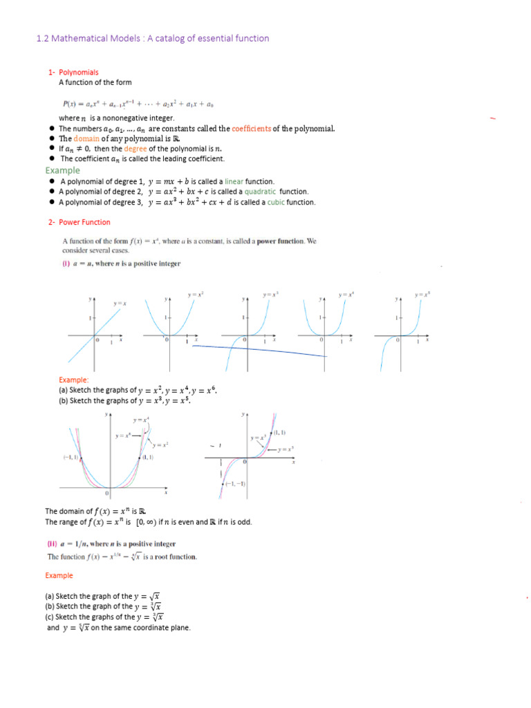 Understanding Polynomials and Functions | PDF | Trigonometric Functions ...
